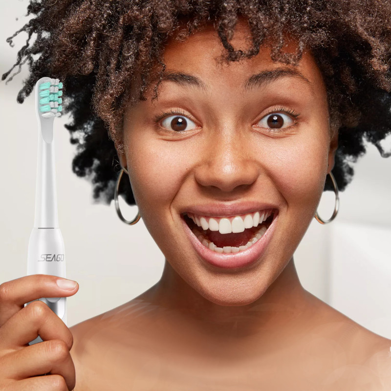 Szczoteczka do zębów elektryczna soniczna sonic 40.000 obrotów Seago SG-2303 - Lemon Planet